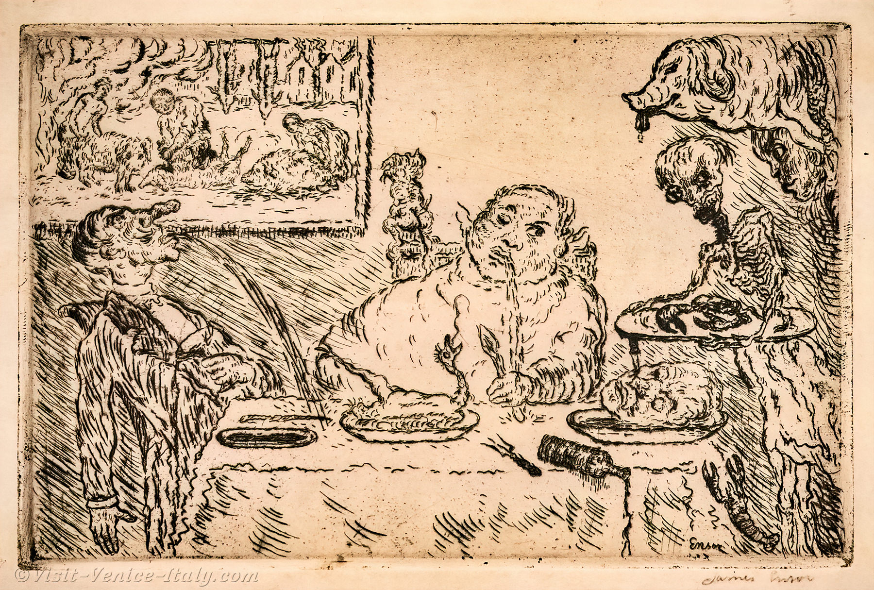 James Ensor Etchings Of Florence